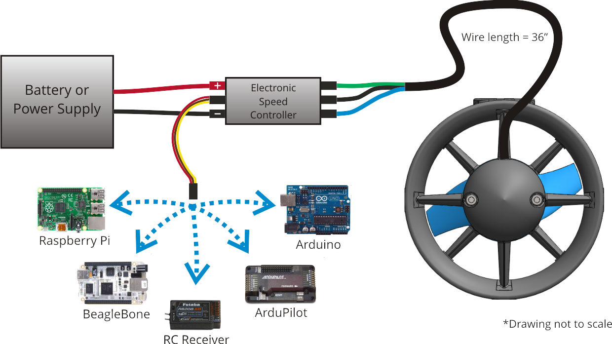 Electronic Speed Controller Connection